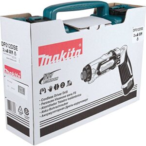 Makita DF012DSE 7.2V Lithium-Ion Cordless 1/4" Hex Driver-Drill Kit with Auto-Stop Clutch