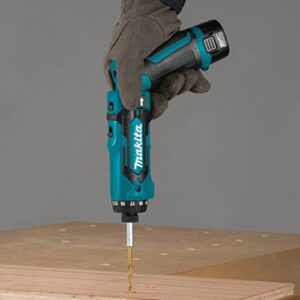 Makita DF012DSE 7.2V Lithium-Ion Cordless 1/4" Hex Driver-Drill Kit with Auto-Stop Clutch