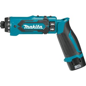 Makita DF012DSE 7.2V Lithium-Ion Cordless 1/4" Hex Driver-Drill Kit with Auto-Stop Clutch