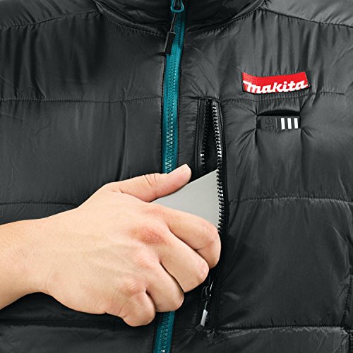 Makita DCV200ZXL 18V LXT Lithium-Ion Cordless Heated Vest Only, X-Large, Black