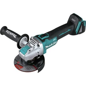 18v lxt® lithium‑ion brushless cordless 4‑1/2” / 5″ x‑lock angle grinder, with aft®, tool only