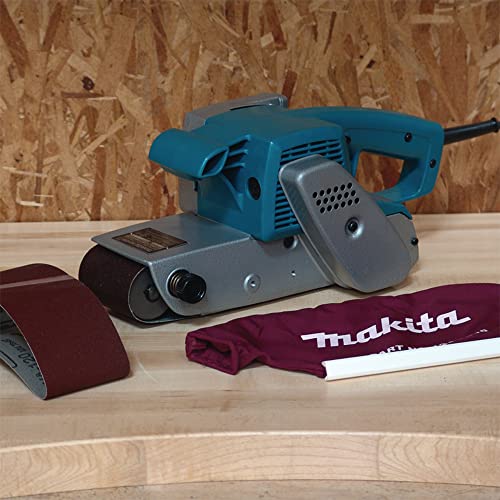 MAKITA 3"X24" BELT SANDER DUSTLESS, Model:9924DB , Blue