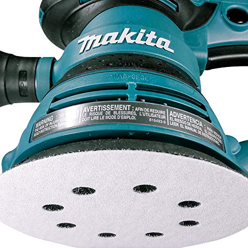 Makita 30 Piece - Multi Grit Sanding Disc Set For 5" Random Orbit Sanders - For Wood, Metal & Plastic - 80, 120 & 240 Grit | 8 Hole Hook-And-Loop Sandpaper