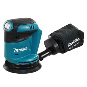 makita dbo180z cordless body only cordless 18 v li-ion random orbit sander, 125 mm by makita