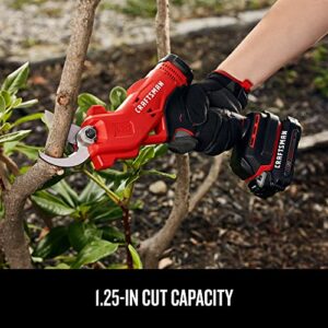 CRAFTSMAN 20V MAX Cordless Electric Pruner, Battery & Charger Included (CMCPR320C1)