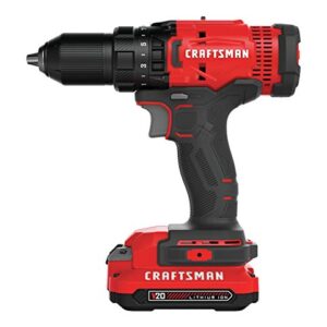 CRAFTSMAN V20* Cordless Drill/Driver Kit (CMCD700C1)