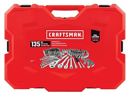 CRAFTSMAN Mechanics Tool Set, SAE / Metric, 135-Piece (CMMT12024)