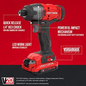 CRAFTSMAN V20 MAX Power Tool Combo Kit, 7-Tool Cordless Power Tool Set (CMCK700D2AM)