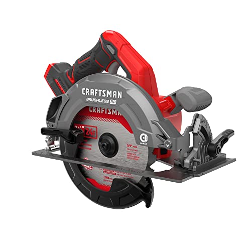 CRAFTSMAN V20 RP+ Cordless Brushless 7-1/4 in. Circular Saw, Tool Only (CMCS551B)