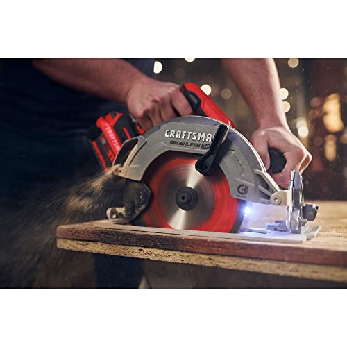 CRAFTSMAN V20 RP+ Cordless Brushless 7-1/4 in. Circular Saw, Tool Only (CMCS551B)