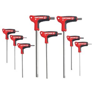 craftsman v-series hex key allen set, mm, 8 piece (cmht26161v)