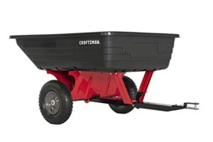 craftsman cmxgzbf7124489 10-cu ft poly dump cart, one size, red