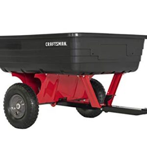 Craftsman CMXGZBF7124489 10-cu ft Poly Dump Cart, One Size, Red