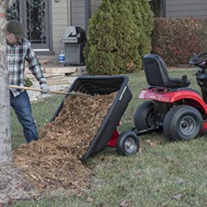 Craftsman CMXGZBF7124489 10-cu ft Poly Dump Cart, One Size, Red