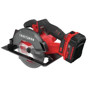 CRAFTSMAN V20* 6-1/2-Inch Cordless Circular Saw Kit (CMCS500M1)