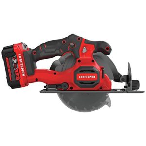 CRAFTSMAN V20* 6-1/2-Inch Cordless Circular Saw Kit (CMCS500M1)