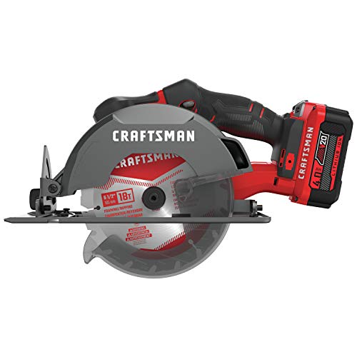 CRAFTSMAN V20* 6-1/2-Inch Cordless Circular Saw Kit (CMCS500M1)