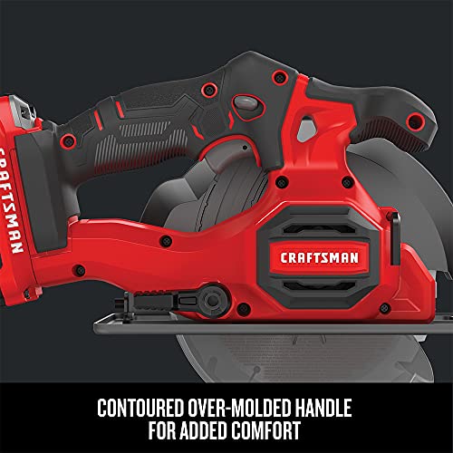 CRAFTSMAN V20* 6-1/2-Inch Cordless Circular Saw Kit (CMCS500M1)