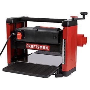 craftsman planer, 15 amp, for benchtops, two knife solid steel cutter head (cmew320)