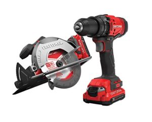 craftsman v20 cordless combo kit, 2 tool (cmck202c2)