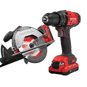 CRAFTSMAN V20 Cordless Combo Kit, 2 Tool (CMCK202C2)