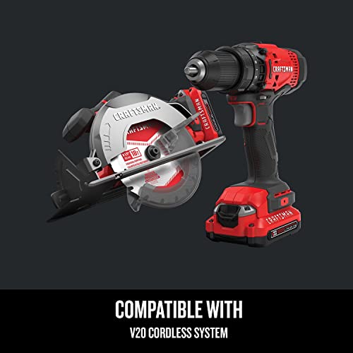 CRAFTSMAN V20 Cordless Combo Kit, 2 Tool (CMCK202C2)