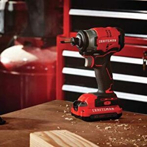 CRAFTSMAN 20V MAX* Impact Driver Kit, Cordless, Brushless (CMCF810C1)