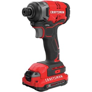 craftsman 20v max* impact driver kit, cordless, brushless (cmcf810c1)