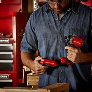 CRAFTSMAN 20V MAX* Impact Driver Kit, Cordless, Brushless (CMCF810C1)