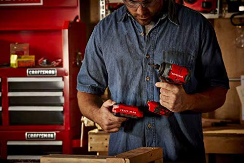 CRAFTSMAN 20V MAX* Impact Driver Kit, Cordless, Brushless (CMCF810C1)