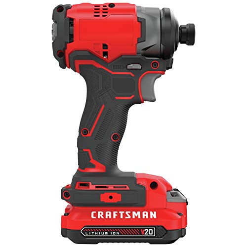 CRAFTSMAN 20V MAX* Impact Driver Kit, Cordless, Brushless (CMCF810C1)