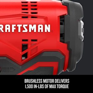 CRAFTSMAN 20V MAX* Impact Driver Kit, Cordless, Brushless (CMCF810C1)