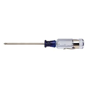 craftsman phillips screwdriver #0 x 2.5 in., acetate handle (cmht65000)