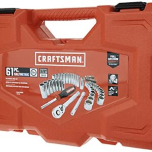 CRAFTSMAN Drive Socket Set for Mechanics, 61-Piece (CMMT45061)