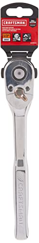 CRAFTSMAN Ratchet Wrench, 1/2-Inch Drive, 72-Tooth, Pear Head (CMMT81749)