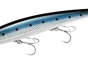 LUCKY CRAFT Flashminnow 110 (714 Metallic Sardine), Surf Fishing Lure