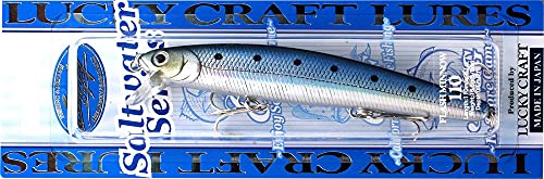 LUCKY CRAFT Flashminnow 110 (714 Metallic Sardine), Surf Fishing Lure