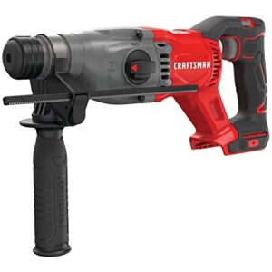 craftsman v20 hammer drill, cordless sds + rotary, tool only (cmch233b)