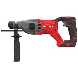 CRAFTSMAN V20 Hammer Drill, Cordless SDS + Rotary, Tool Only (CMCH233B)