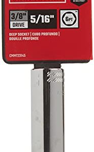 CRAFTSMAN Deep Socket, SAE, 3/8-Inch Drive, 5/16-Inch, 6-Point (CMMT23145)