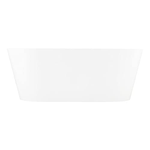 Signature Hardware 920161-65 Leith 65" Acrylic Soaking Tub with Integrated Overflow and Drain