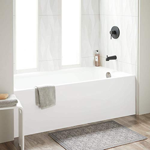 Signature Hardware 948821-60-R Sitka 60" Three Wall Alcove Acrylic Soaking Tub