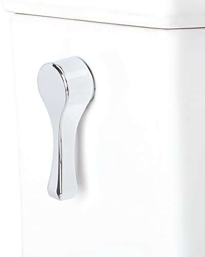 Signature Hardware 467007-B Carraway 1.28 GPF One Piece Elongated Chair Height Toilet with Left Hand Lever - Bidet Seat Included