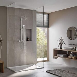 GROHE 26128002 Euphoria 260 CoolTouchThermostatic Shower System, 1.75 gpm, Starlight Chrome