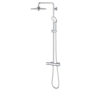 GROHE 26128002 Euphoria 260 CoolTouchThermostatic Shower System, 1.75 gpm, Starlight Chrome