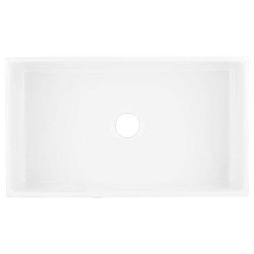 Signature Hardware 433919-33 Torun 33" Farmhouse Single Basin Fireclay Kitchen Sink