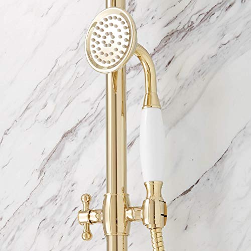 Signature Hardware 936278 Alliston Pressure Balanced Shower System with Shower Head, Hand Shower - Rough In Included