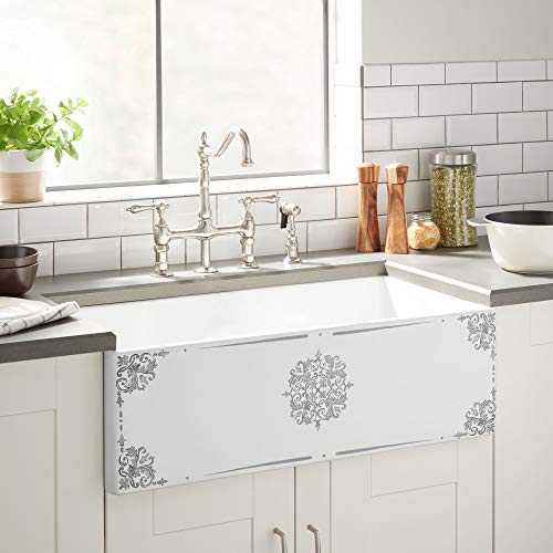 Signature Hardware 950272-30 Brelsford 30" Farmhouse Single Basin Fireclay Kitchen Sink