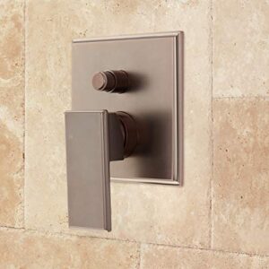 Signature Hardware 934431-7.75-1.8 Ryle Pressure Balanced Shower System with 7-3/4" Rain Shower Head and Hand Shower - Rough In Included