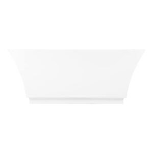 Signature Hardware 920156-59 Leland 59" Acrylic Soaking Tub with Integrated Overflow and Drain